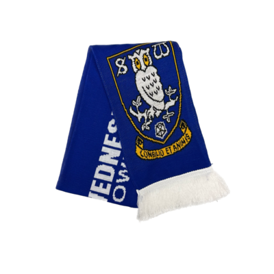 SWFC Badge Scarf - Sheffield Wednesday Superstore
